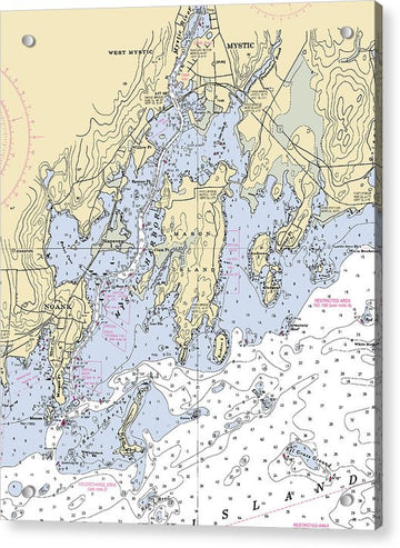 Key West, Florida Nautical Chart Tile Mural | Nautical products for sea ...