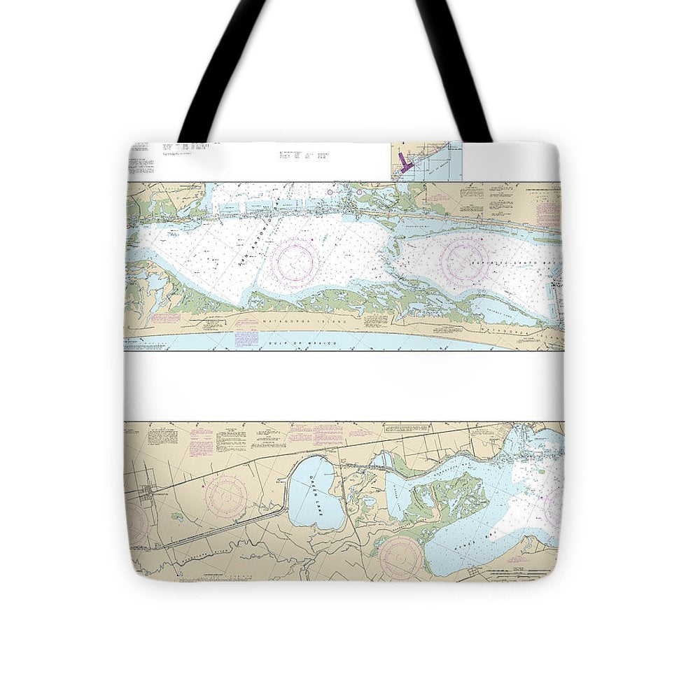 Nautical Chart 11315 Intracoastal Waterway Espiritu Santo Bay Carlos ...