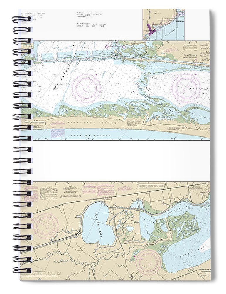 Nautical Chart-11315 Intracoastal Waterway Espiritu Santo Bay-carlos ...