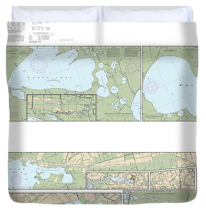 Nautical Chart-11348 Intracoastal Waterway Forked Island-ellender ...