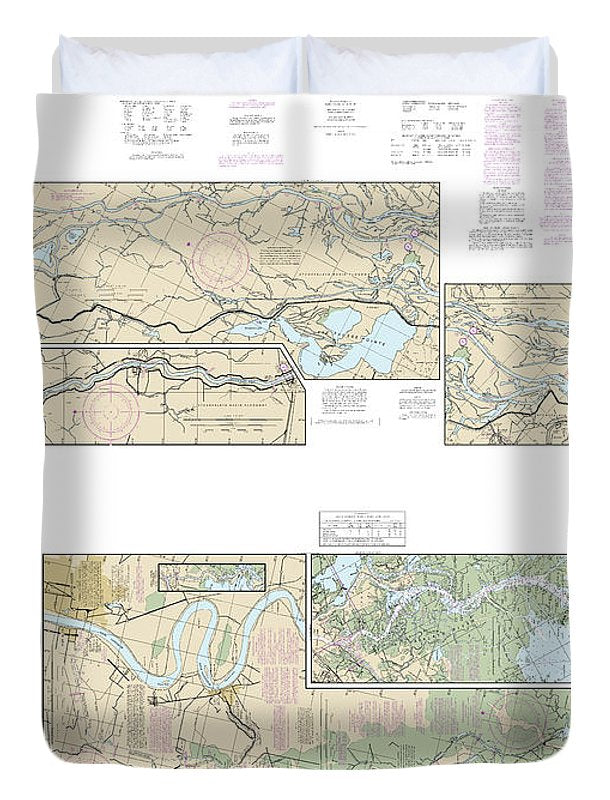 Nautical Chart 11354 Intracoastal Waterway Morgan City Port Allen ...
