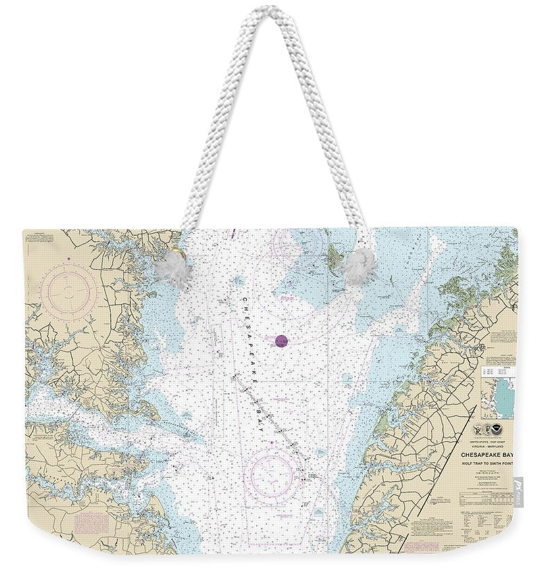 Nautical Chart-12225 Chesapeake Bay Wolf Trap-smith Point - Weekender ...