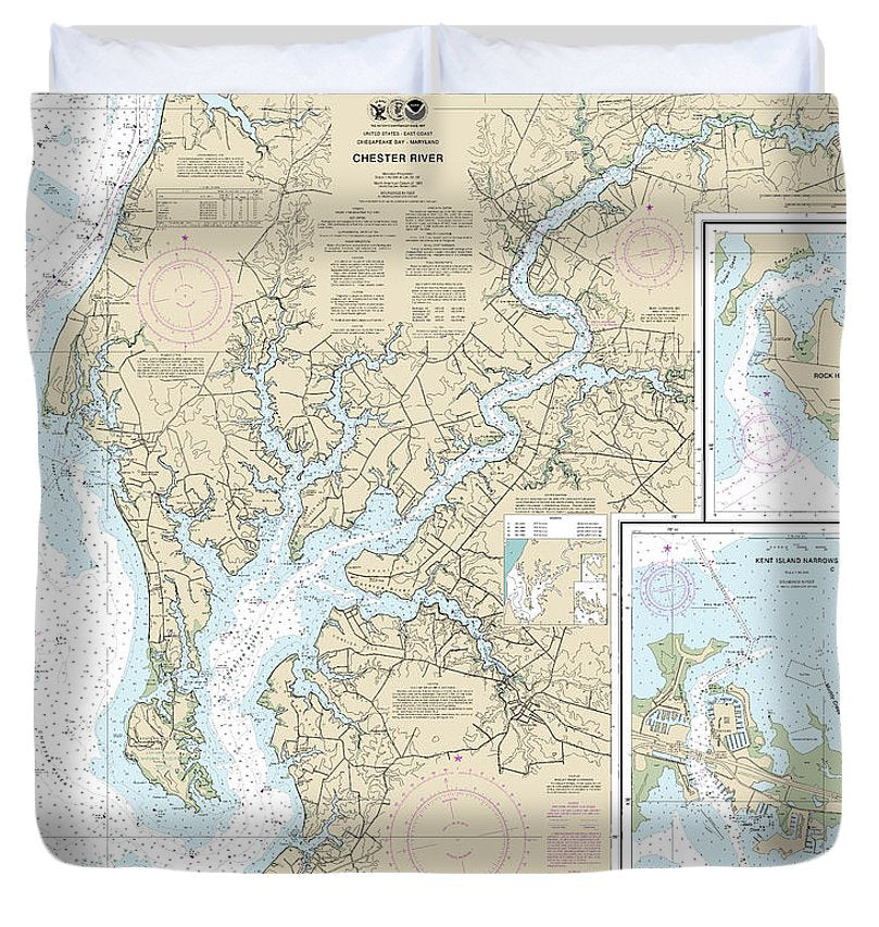 Nautical Chart-12272 Chester River, Kent Island Narrows, Rock Hall ...