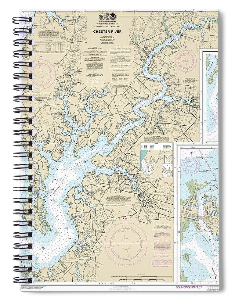 Nautical Chart-12272 Chester River, Kent Island Narrows, Rock Hall ...