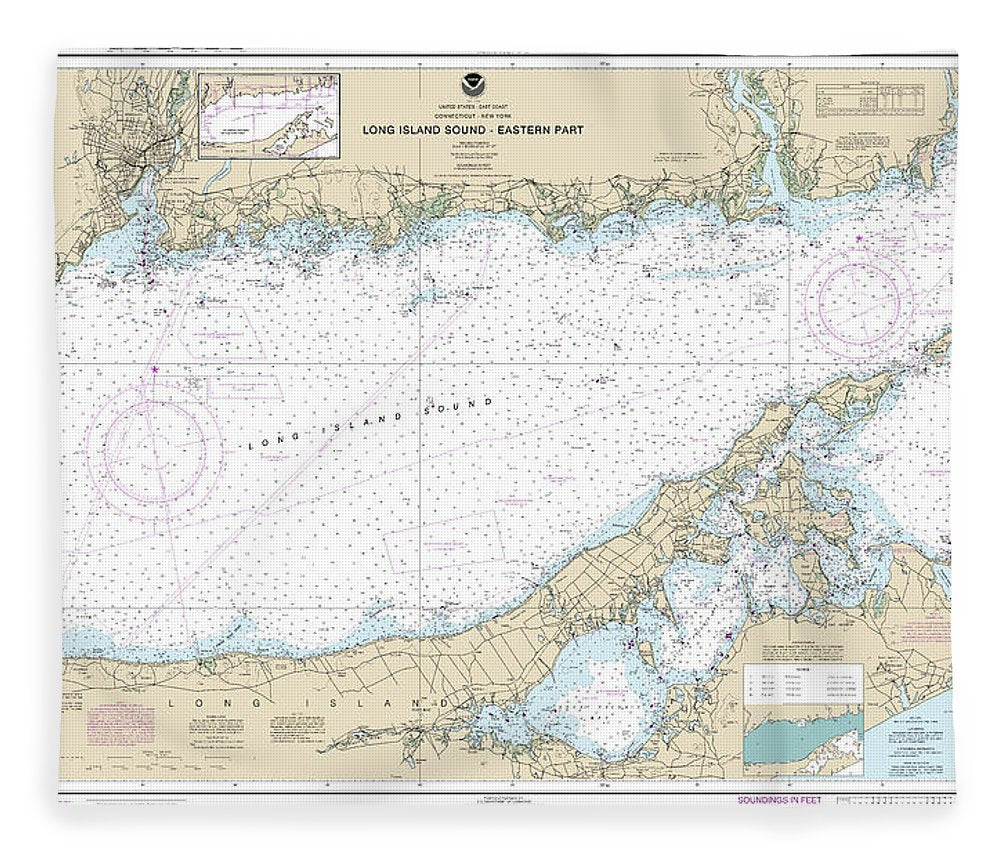 Nautical Chart-12354 Long Island Sound Eastern Part - Blanket ...