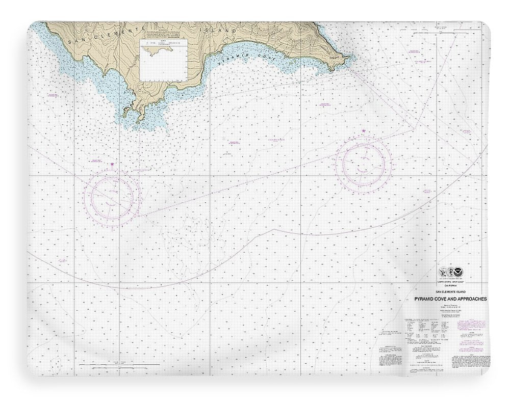 Nautical Chart 18764 San Clemente Island Pyramid Cove Approaches ...
