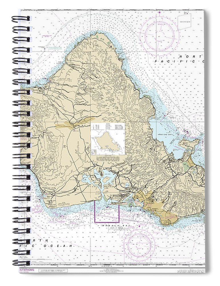 Nautical Chart-19357 Island-oahu, Barbers Point Harbor - Spiral ...